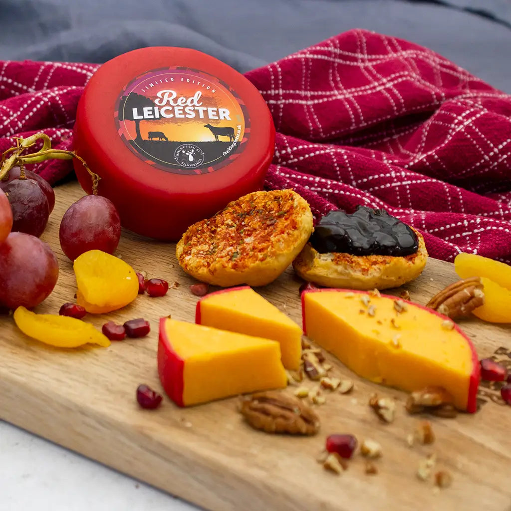 Red Leicester Cheese Truckle – Top Hampers