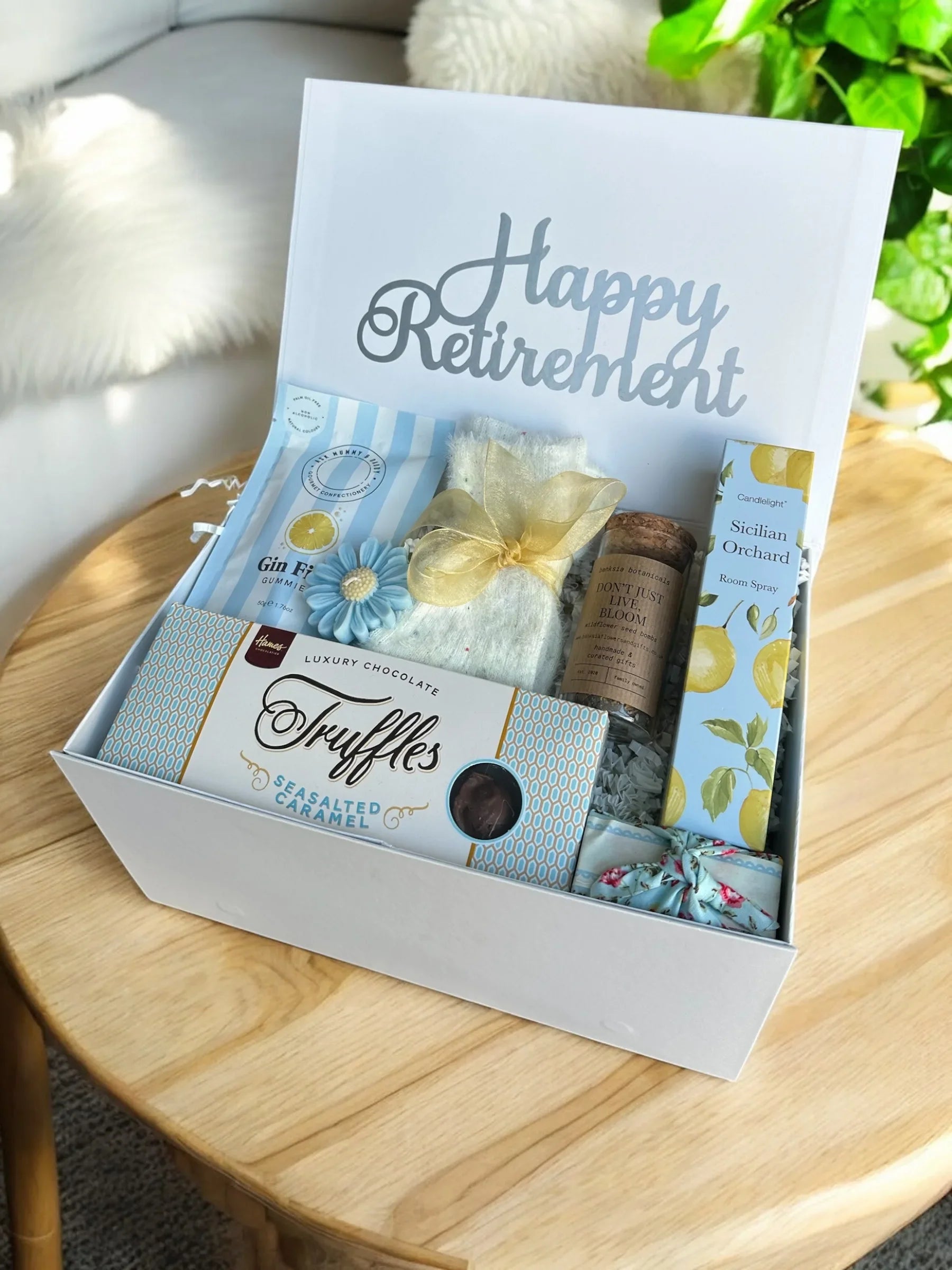Sweet Retirement – Top Hampers